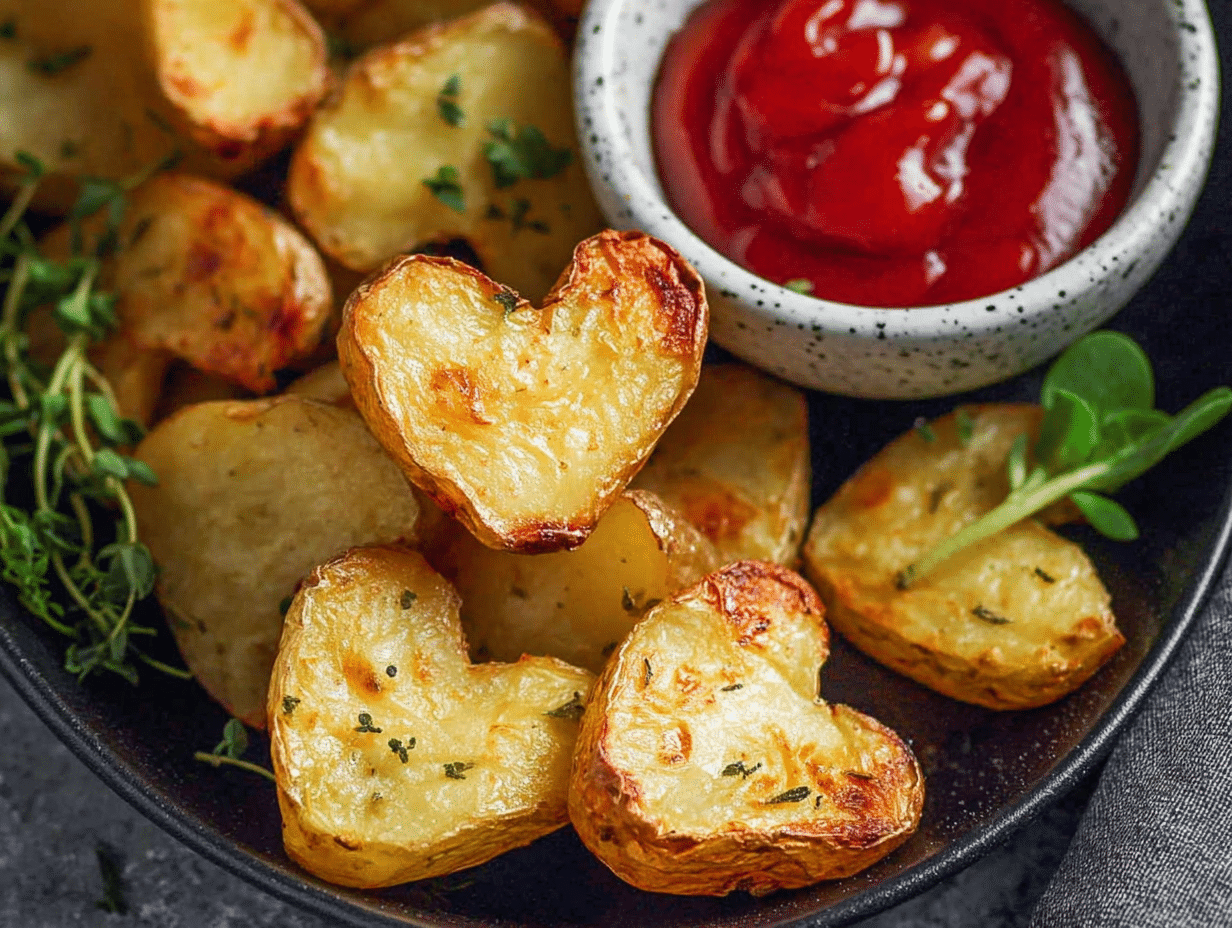 Roasted Heart Potatoes: Discover The Secret To Perfectly Crispy Yet ...