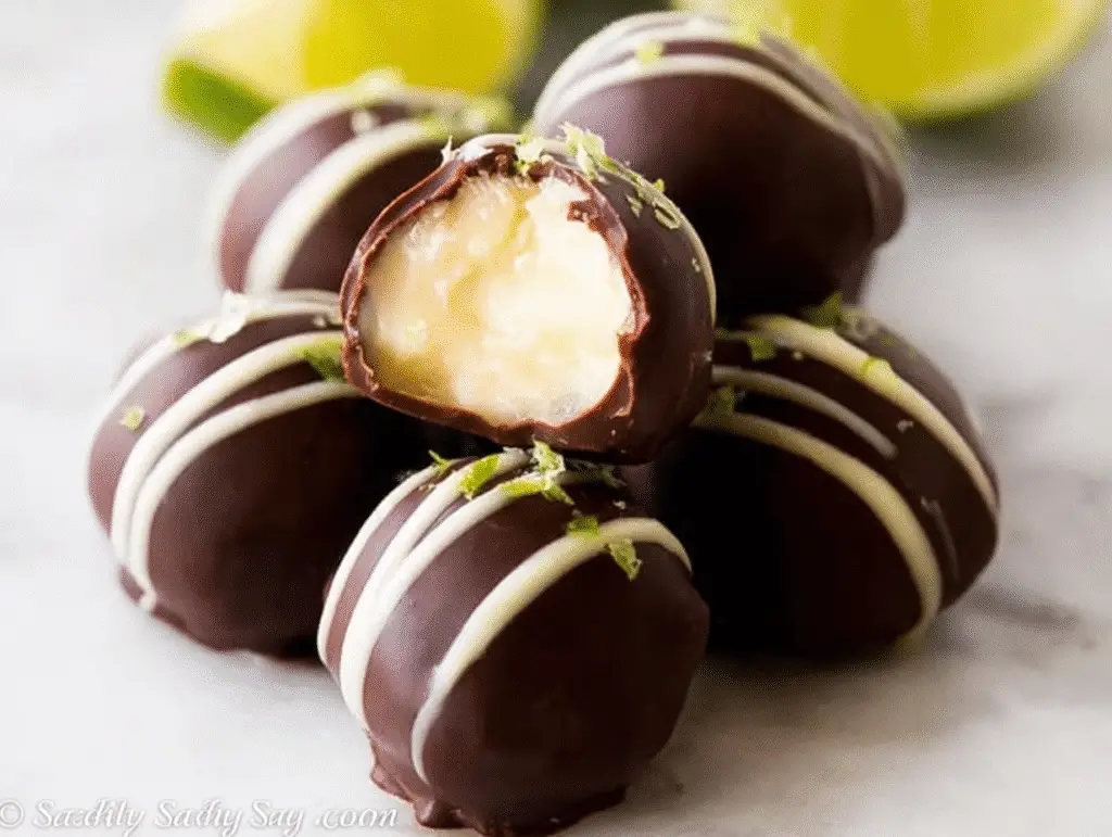 Decadent Dark Chocolate Key Lime Pie Truffles Recipe
