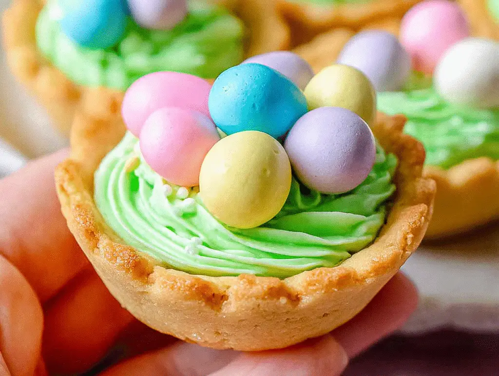 Easter Basket Sugar Cookie Cups Recipe