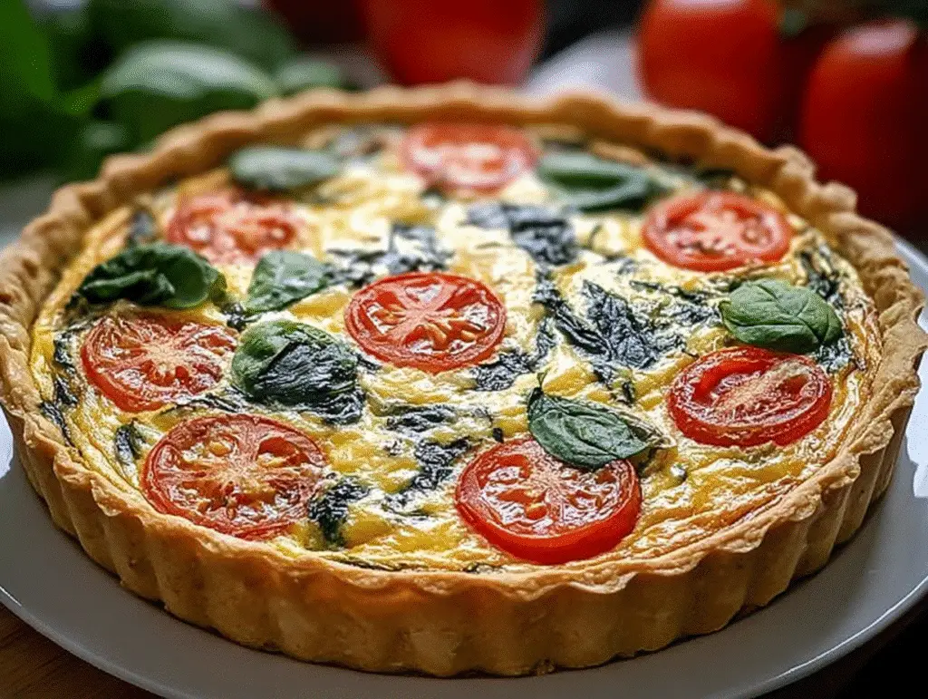 Easy Tomato And Spinach Quiche: Discover The Delightful Secrets To ...