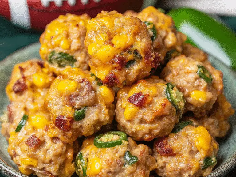 Spicy Jalapeño Popper Sausage Balls: Discover The Perfect Party Snack ...